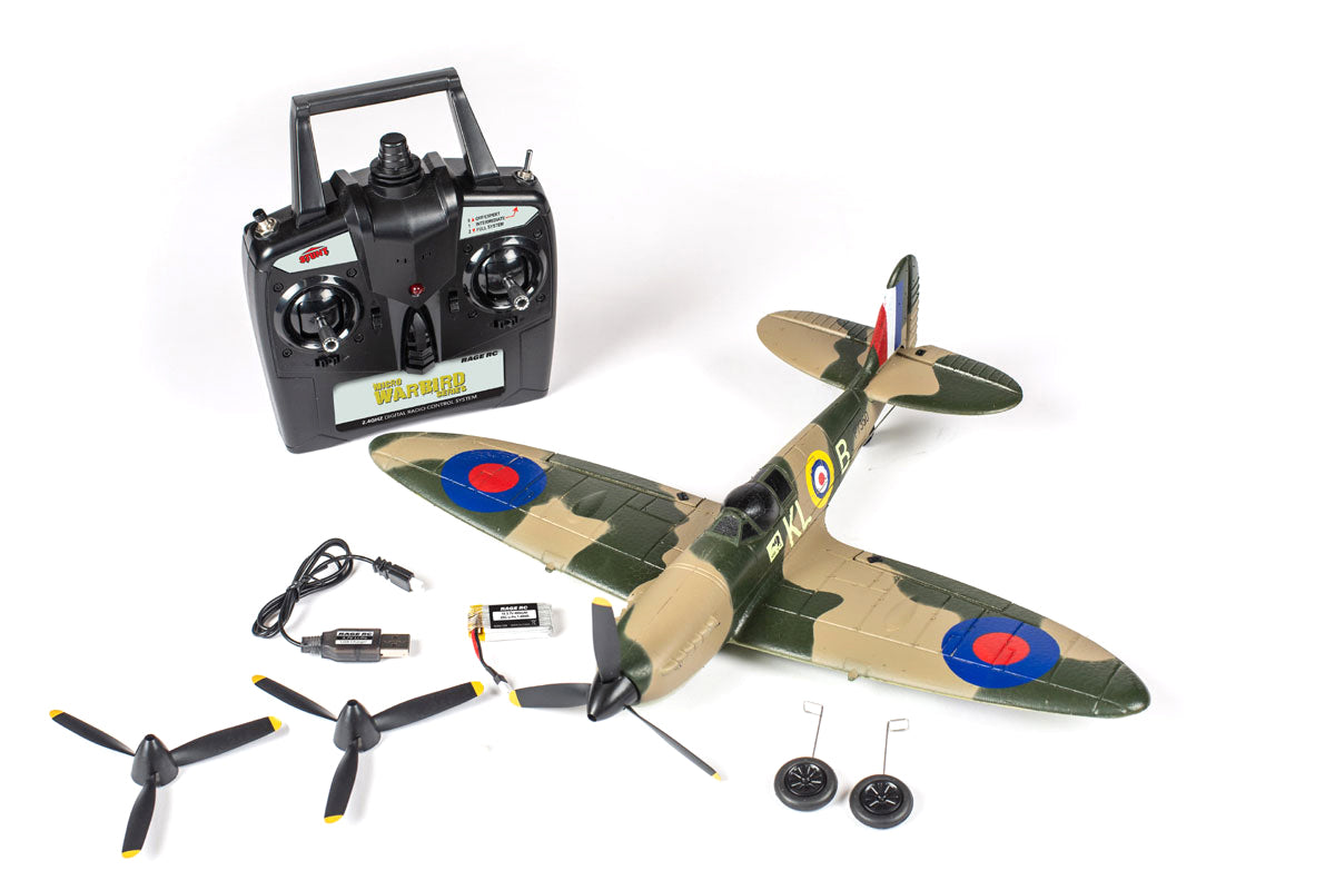 Supermarine Spitfire Micro Warbird Parts – Rage R/C
